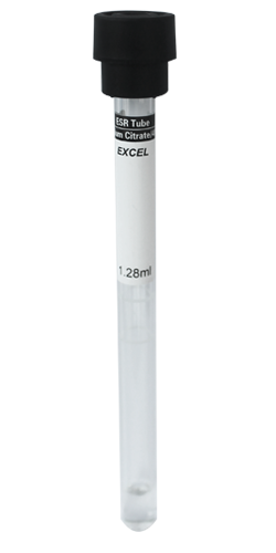 ESR Tube, 8x125mm, Black Cap, 1.28ml – Excel Rapid Test – M/S. Patwary ...
