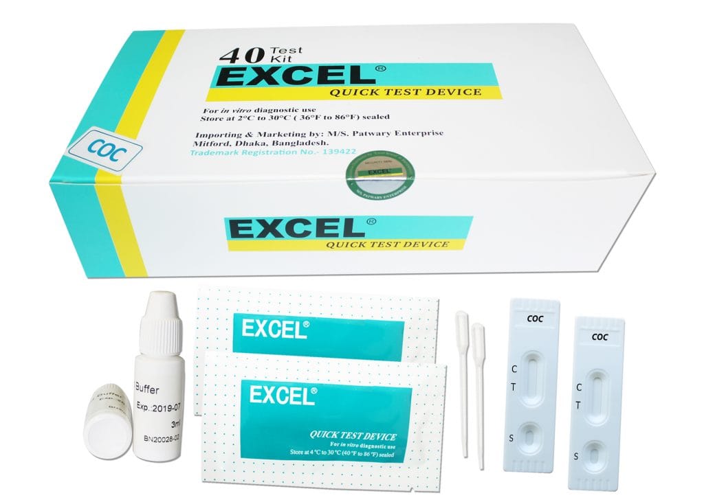 COC Cocaine Rapid Tests – Excel Rapid Test – M/S. Patwary Enterprise